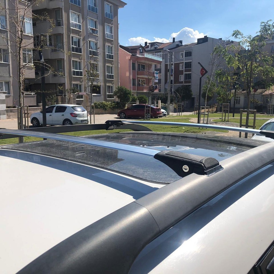 Fit Dodge Durango 2004-2009 Roof Rack Cross Bars Silver Set Carrier Bar ...