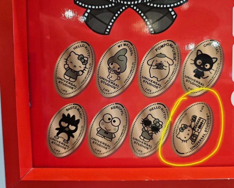 Hello Kitty director Pressed Penny Universal Studios 8 of 8 | eBay