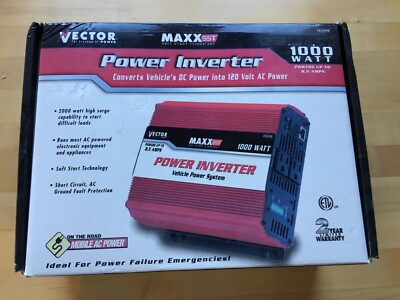 VECTOR 1000 WATT POWER INVERTER. MAXX Soft Start Technology. Never ...