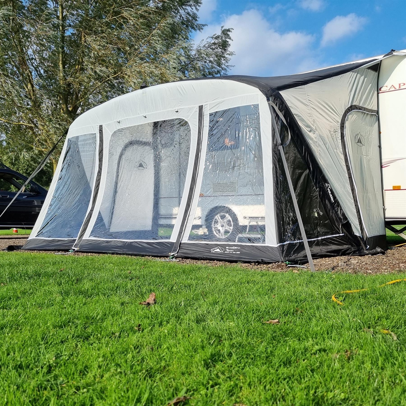 SUNNCAMP DASH 390 AIR SC CARAVAN AWNING INFLATABLE BLOW UP PORCH TENT ...