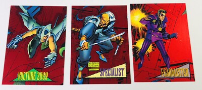 1993 Marvel Universe Series 3 (SkyBox) 2099 RED FOIL Chase Cards # 4 2 ...