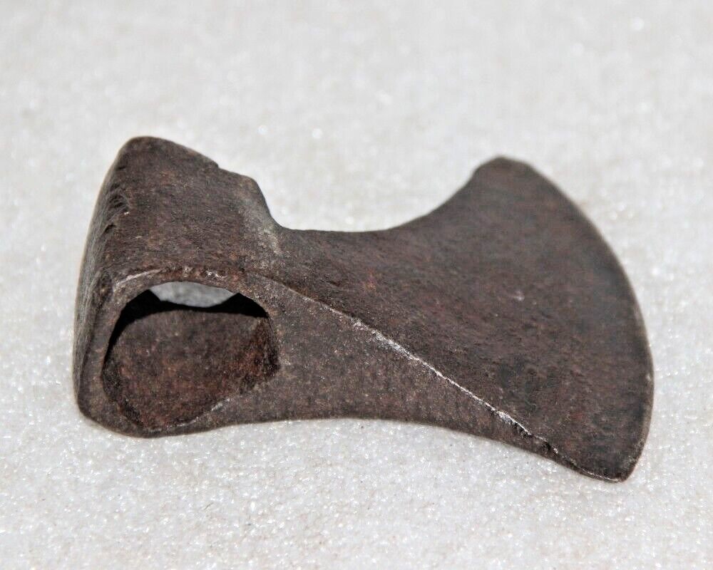 1860's Antique Hand Forged Solid Iron Axe Head Nice shape Decorative ...