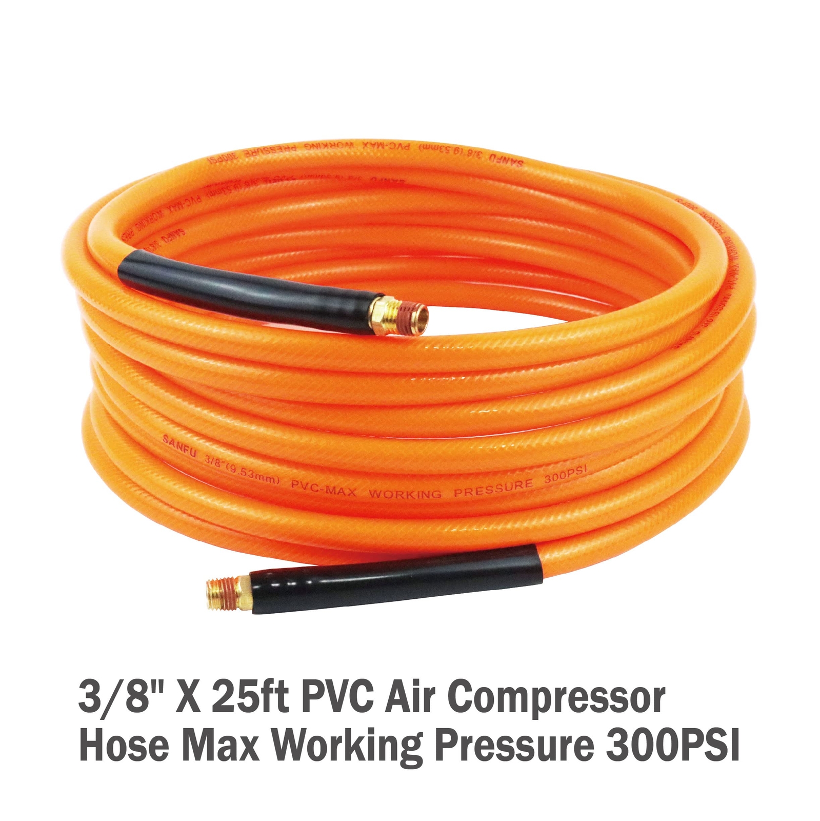 17 Pieces Air Tool Kit 3/8" X 25ft Pvc Air Compressor Hose Kit Air ...