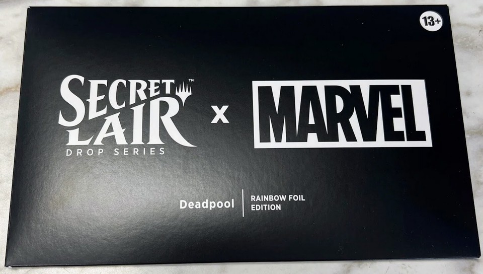 Magic: The Gathering Secret Lair X Marvel’s Deadpool Foil Edition IN ...