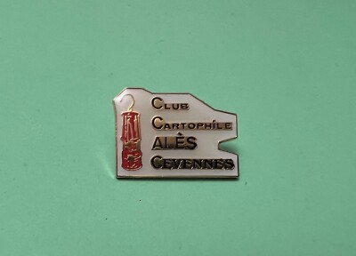PIN'S LAPEL PIN SPILLA CARTE POSTALE CLUB CARTOPHILE ALES CEVENNES ...