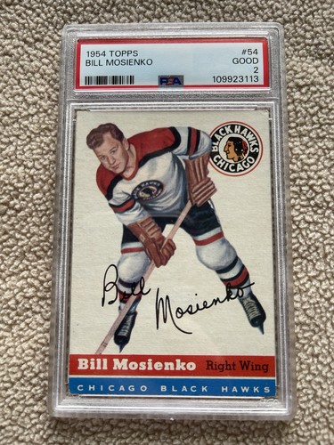 1954-55 Topps #54 Bill Mosienko | PSA GOOD 2 | eBay