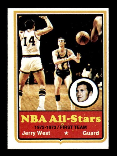 1973-74 Topps #100 Jerry West AS1 - EX-MT - EXACT SCAN | eBay