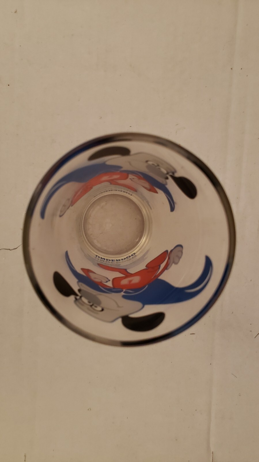 Underdog Leonardo TTY Cartoons Blue Writing Collection Glass | eBay