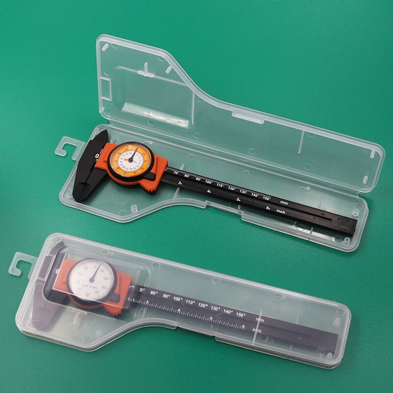 6 inches Vernier Caliper with Watch Plastic Scale Caliper Impe-rial ...