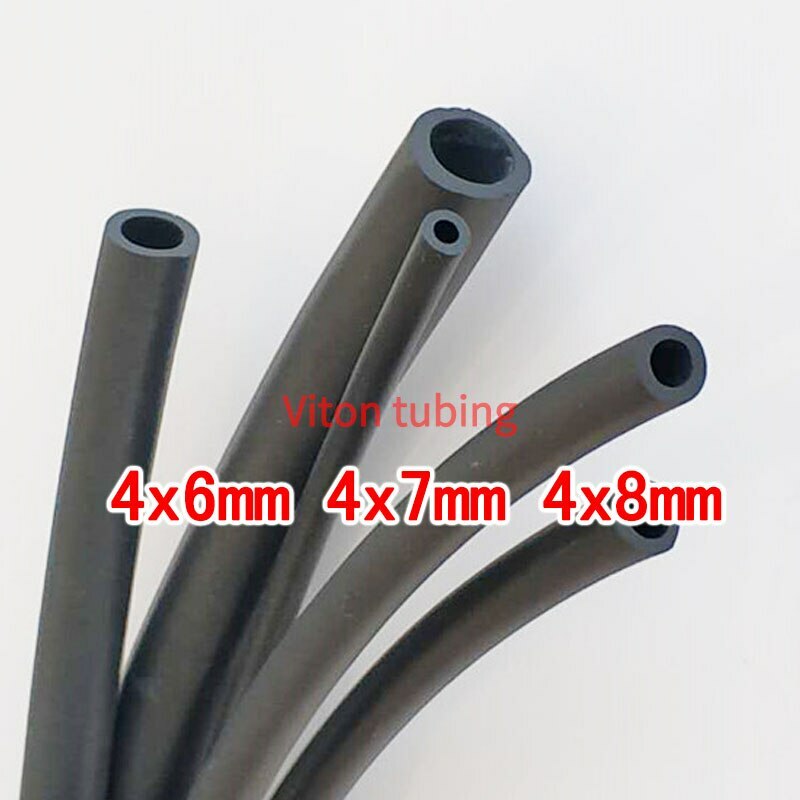 FKM tube Viton tubing FPM pipe fluororubber tube 2M 4mm id Fluorine ...