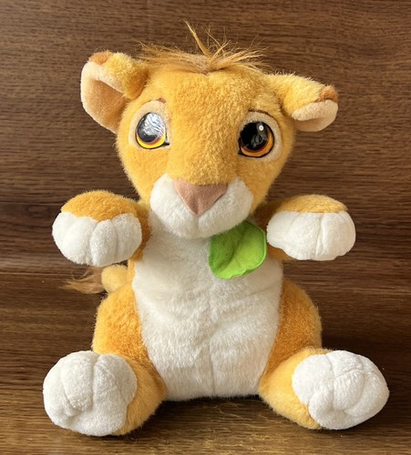 Vintage Disney The Lion King Simba Talking 12" Plush Stuffed Animal ...