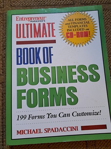 Ultimate Book of Business Forms by Michael Spadaccini (2004, Trade ...
