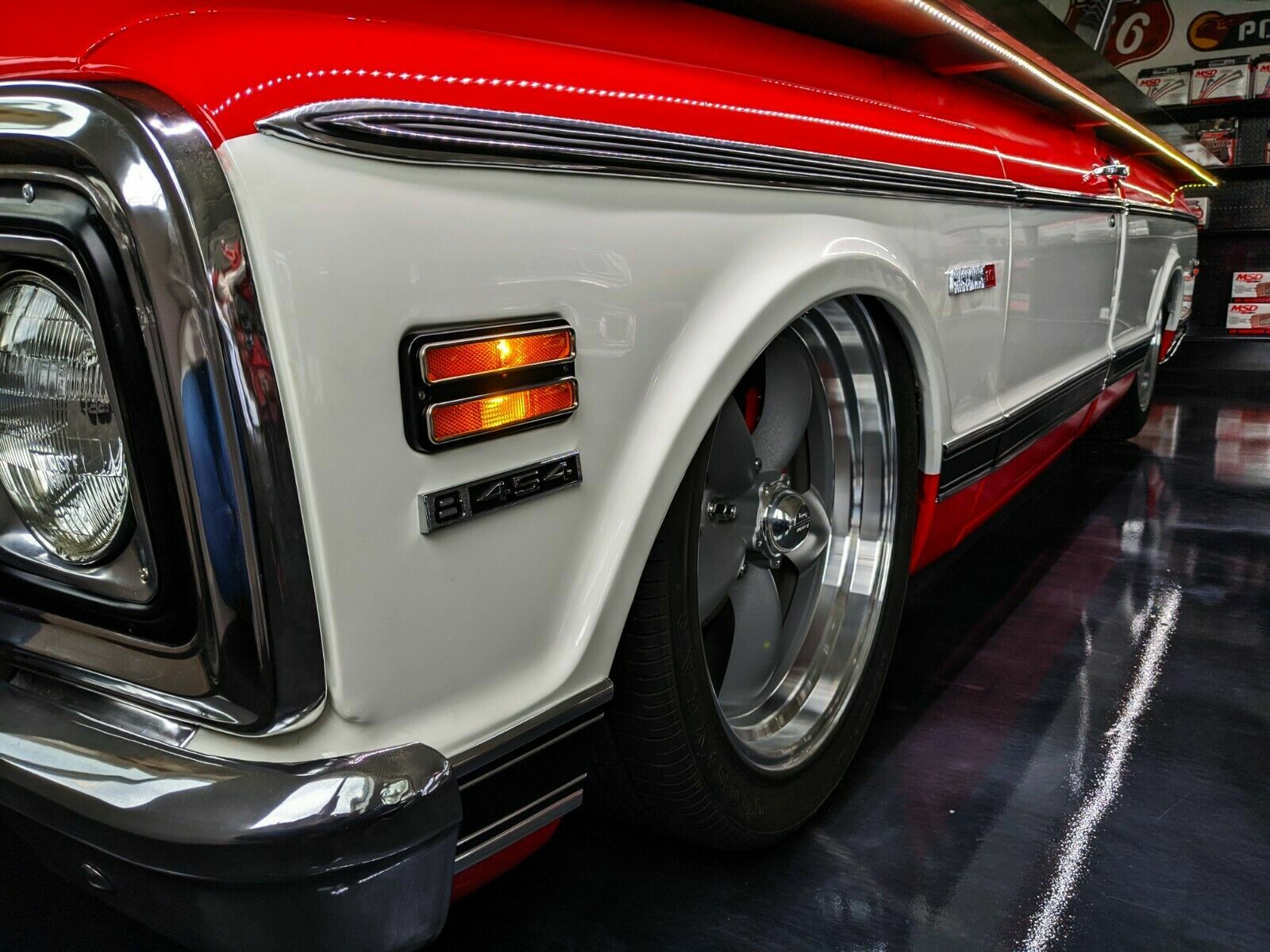 55-59 60-66 Chevy/GMC C10 Shortbed Stepside Bed LH & RH Side Step ...