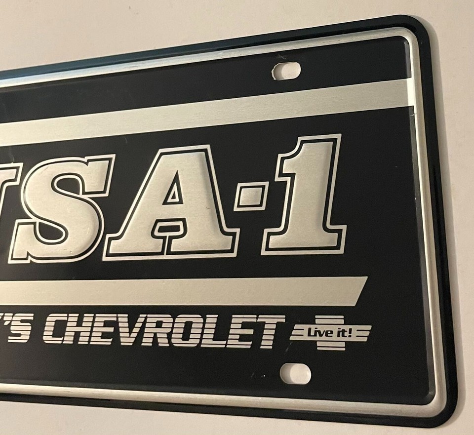 Vintage USA1 Today's Chevrolet Booster License Plate Live It Chevy | eBay