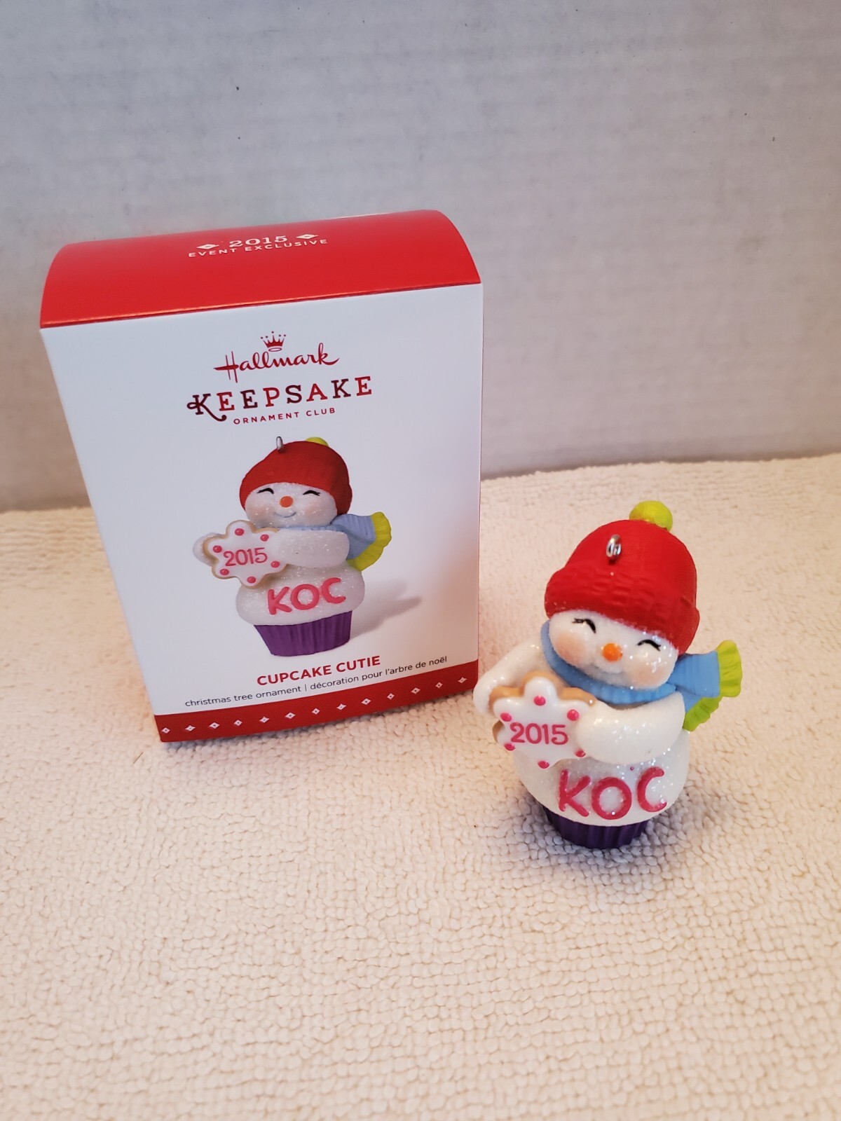 HALLMARK 2015 "CUPCAKE CUTIE" KOC EVENT ORNAMENT - (B3) | eBay