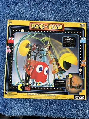 K'nex Knex PACMAN Roller Coaster Building Set Motorized DIY Toy 432 ...