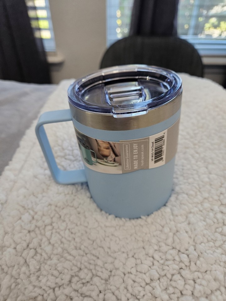NEW-Hydrapeak Slide14oz Stainless Steel insulated travel mug Hot/Cold ...