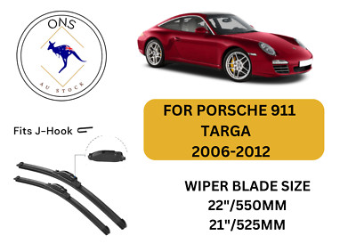 WIPER BLADES FOR Porsche 911 2006 - 2012 (997) Targa | eBay Australia