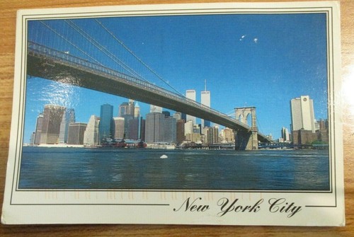 Brooklyn Bridge and Lower Manhattan - Post card | eBay