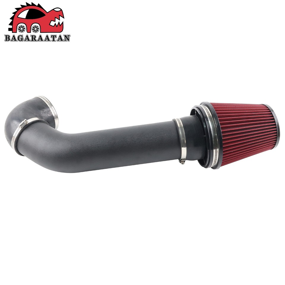 LS Swap Cold Air Intake + Red Filter For LSX LS1 LS2 4.8 5.3L 5.7L 6.0L ...