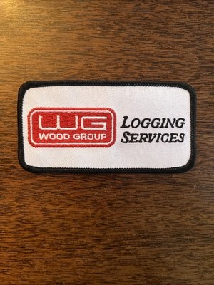 WG Wood Group Logging Services Uniform Patch Badge Trucker John Wood ...