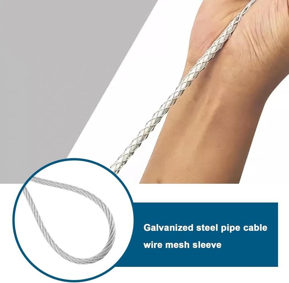 Cable Pulling Grip Sock for 6-10mm Cable Galvanized Stainless Steel ...