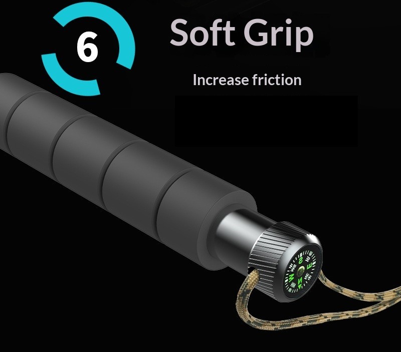 Multi-Functional Hiking Stick Tactical Hiking Pole - Tool Equipment ...