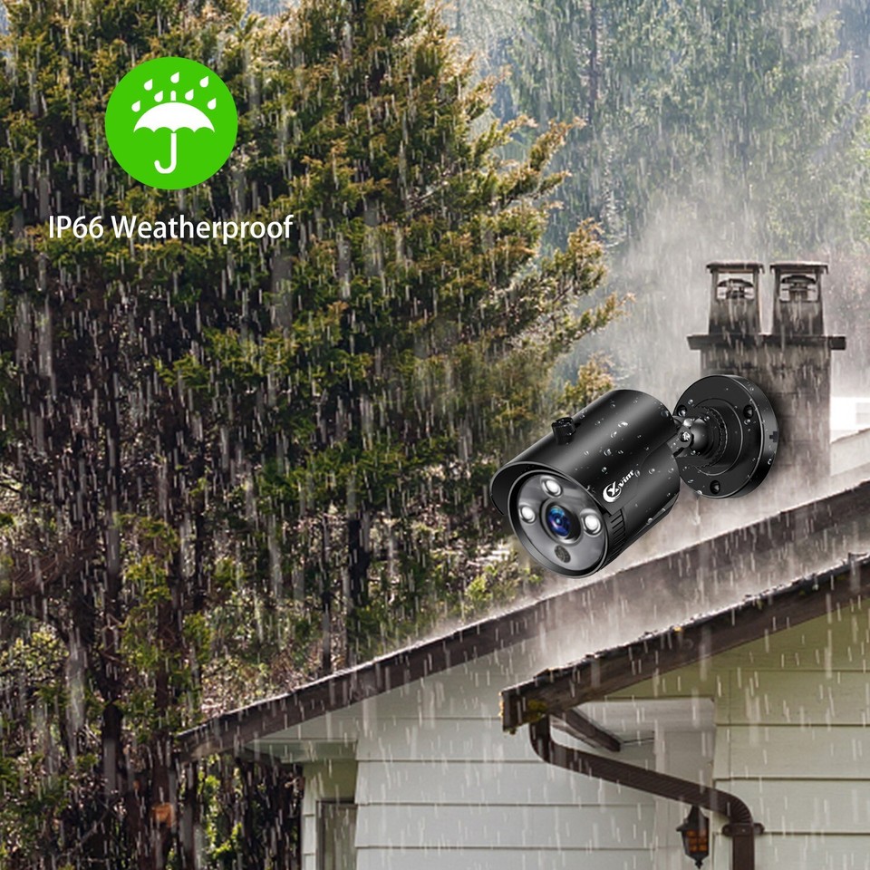 XVIM 8CH DVR 1080P Outdoor Home CCTV Security Camera System Night ...