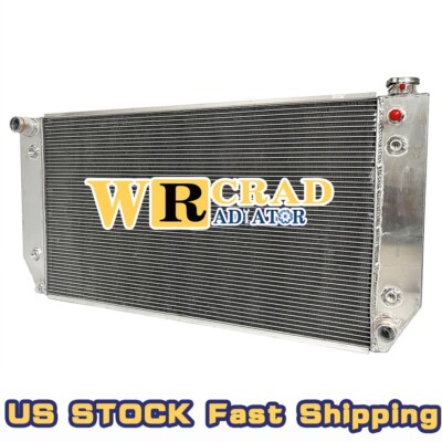 2Row Aluminum Radiator For 1988-2000 Chevy GMC C/K 2500/3500 Pickup 7 ...
