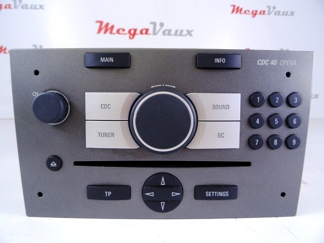 Vauxhall Corsa C CD40 Opera 6 Disc CD/DAB Radio Metallic Charcoal AF/LN ...