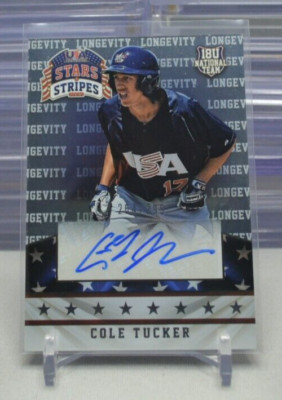Cole Tucker 2015 Panini USA Baseball Stars & Stripes Auto 264/299 #23 4 ...