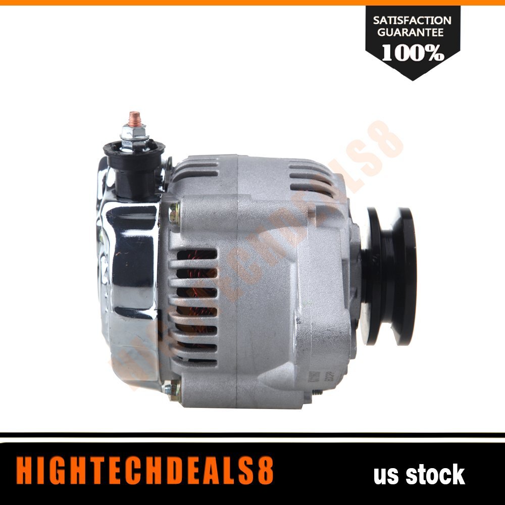 New Chevy Mini Alternator For Street Rod Race 1-Wire 100211-1662 12180 ...