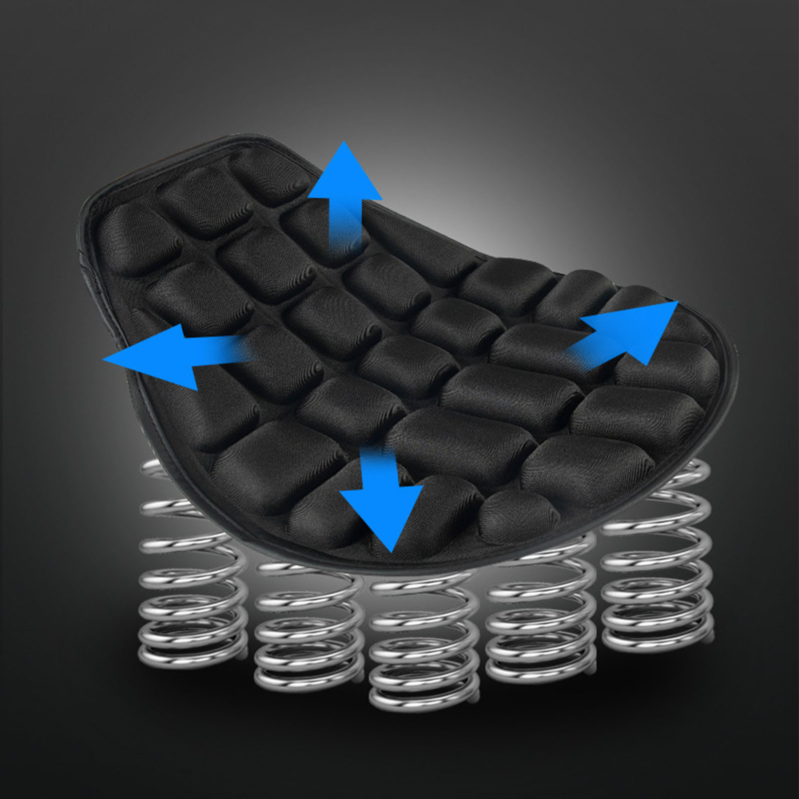 Seat Cushion EVA Shock Absorption Cover Pad Breathable Pressure Relief ...