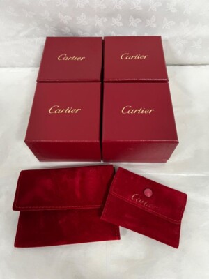 Cartier Empty 4 Box Case Authentic Assortment set | eBay