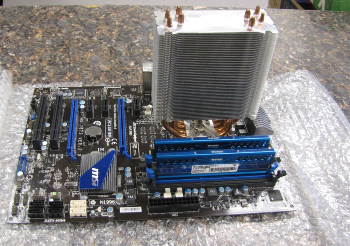 MSI P67A-G45 (B3) Intel P67 DDR3 LGA 1155 ATX Motherboard plus CPU ...