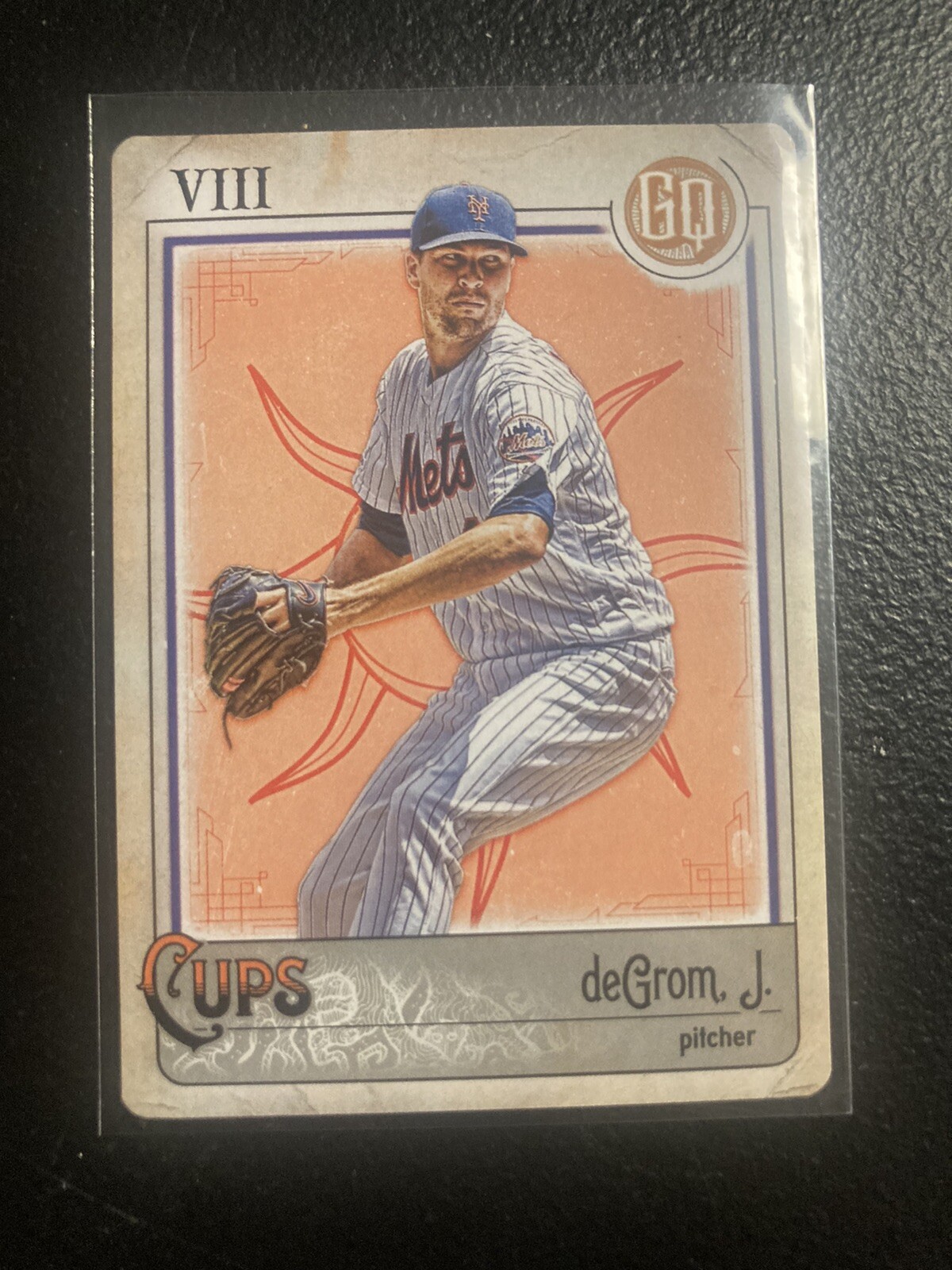 2021 Topps Gypsy Queen Jacob deGrom Tarot of the Diamond Cups Mets TOD ...