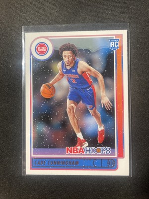 Cade Cunningham RC #201 - 21/22 NBA Hoops Winter Variation - NM | eBay