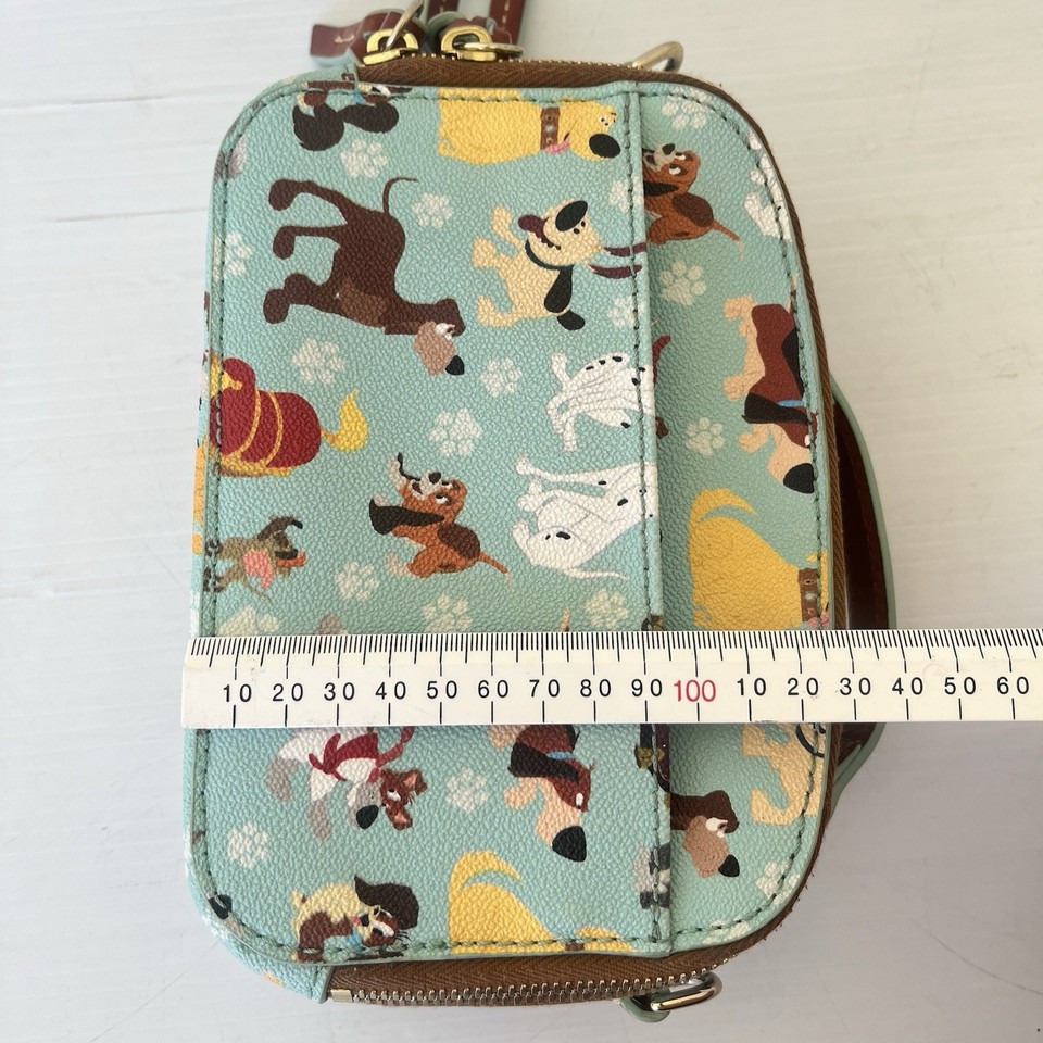 Dooney & Bourke Disney Dogs Ambler Crossbody shoulder bag purse blue ...