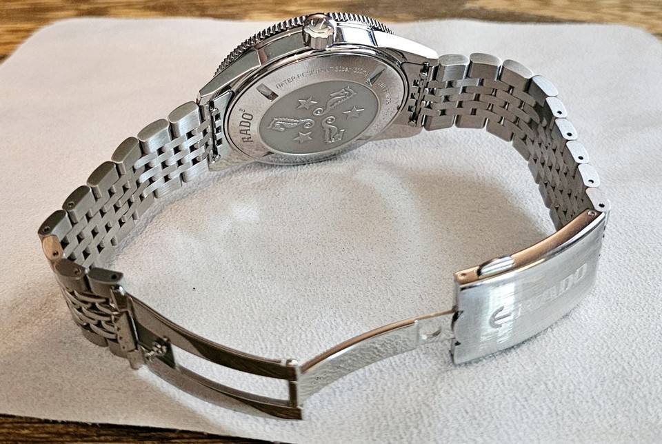 Rado Captain Cook *Pristine* 40mm Steel Green Dial Automatic Men Watch ...