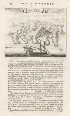 Dia Island Insel Crete Greece Map Card Dapper 1688 | eBay Australia