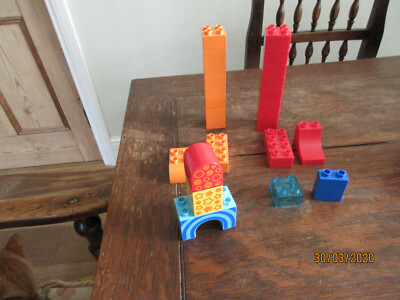 DUPLO LEGO SPARE REPLACEMENT ASSORTED CONSTRUCTION BRICKS RARE ...