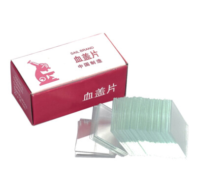 Blood Cell Counting Board Blank Slides Microscope Cover Glass Blood ...