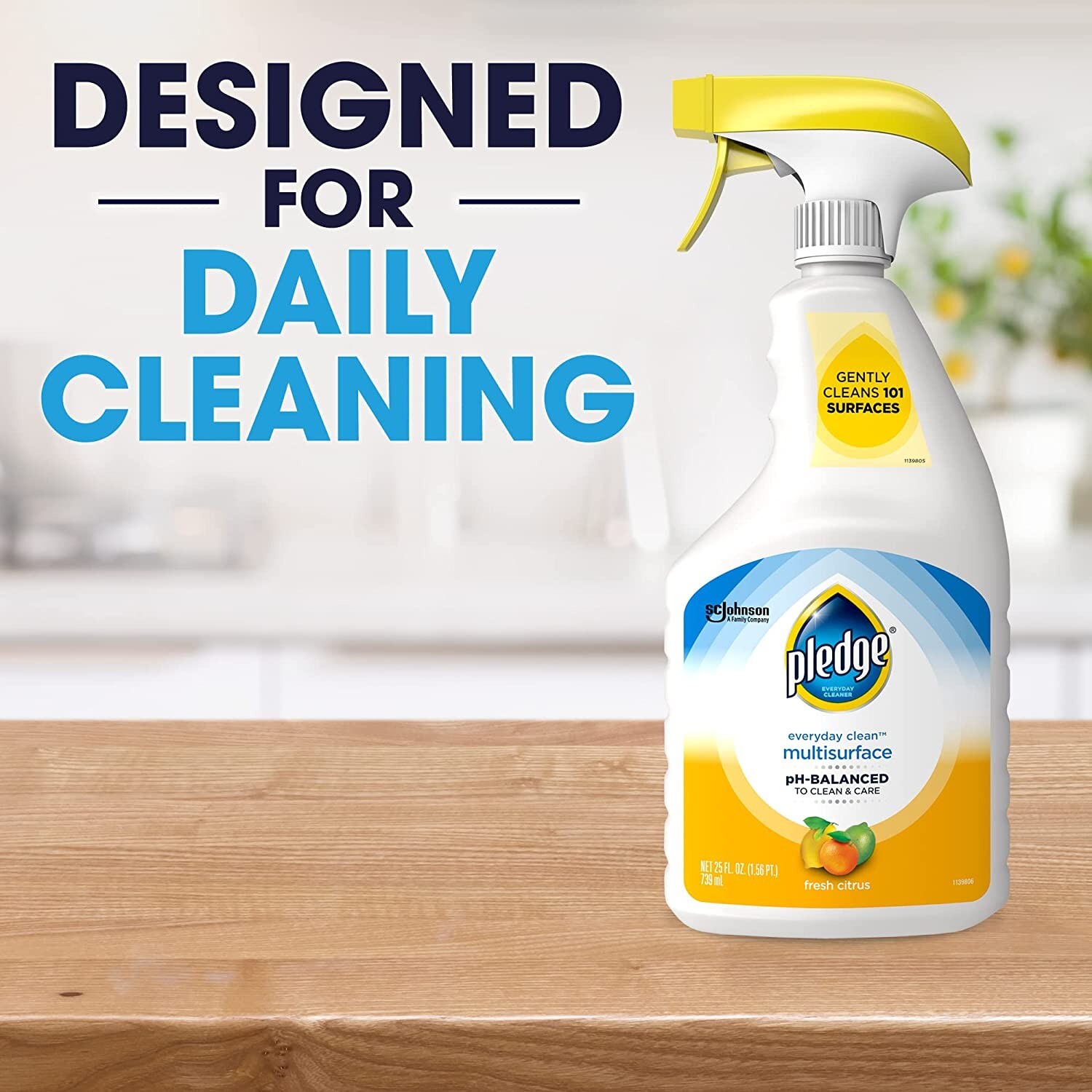 Pledge Multisurface Cleaner Trigger Fresh Citrus Scent 25 fl oz ...
