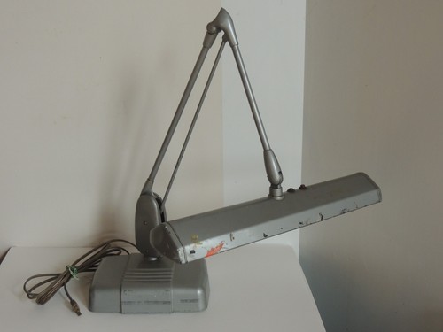 Vtg MCM Industrial Dazor Floating Swing Arm Fixture Drafting Table ...