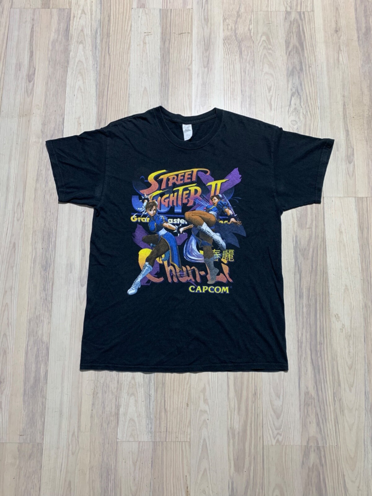 STREET FIGHTER 2 CHUN-LI capcom sz L T Shirt tee - Gem