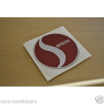 CI Caravans Sprite (RESIN DOMED) Gas Locker Badge Sticker Decal Graphic ...