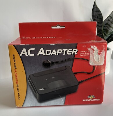 AC Adapter Power Supply &AV Cable Cord For Nintendo 64 N64 Bundle Lot ...