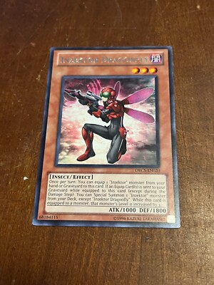 Inzektor Dragonfly - ORCS-EN020 - Rare Yugioh! Yu-Gi-Oh! Nice! | eBay