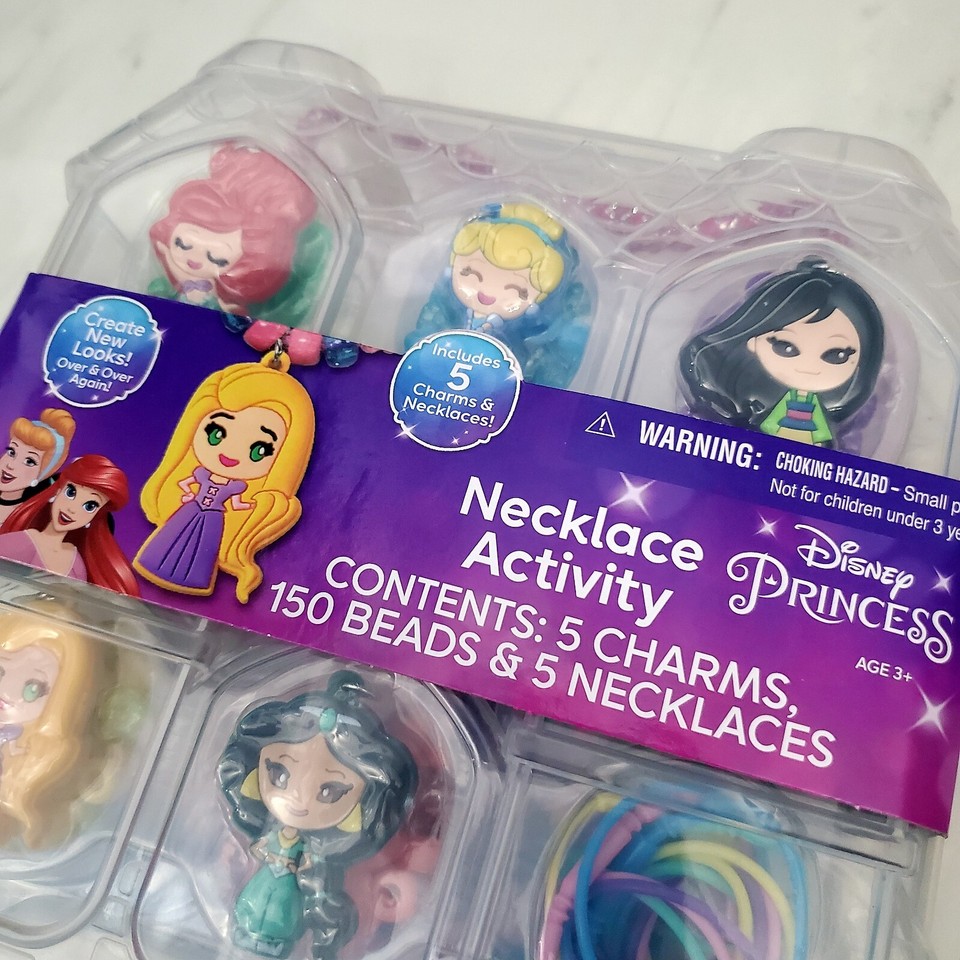 NEW Tara Toys Disney Princess Necklace Activity Set, 9.7x8.18x2 ...