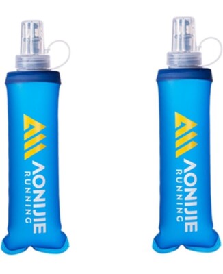 Water Soft Flask Collapsible TPU Water Bottles, 250ml/8oz for Hydration ...